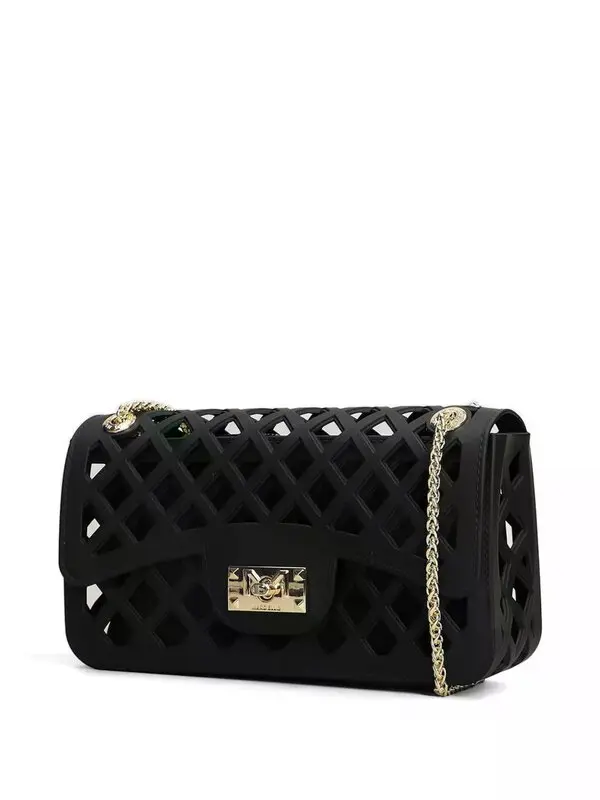 MARC ELLIS Cut-out Detail Shoulder Bag - Black