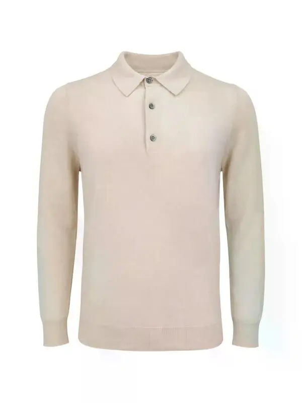 FRANZESE COLLECTION Stefano De Martino Long-sleeve Polo Shirt