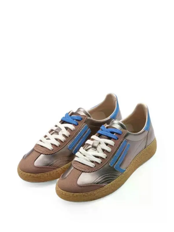 PURAAI Xs Metallic-effect Sneakers - Grey