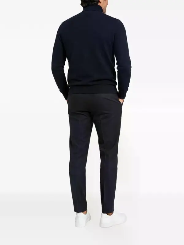 FRANZESE COLLECTION Ribbed Turtleneck Sweater