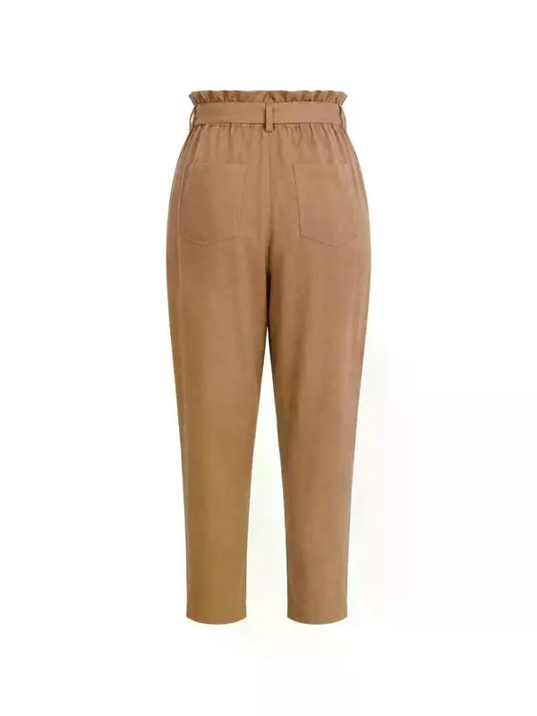 MOLLY BRACKEN Belted High-waist Trousers