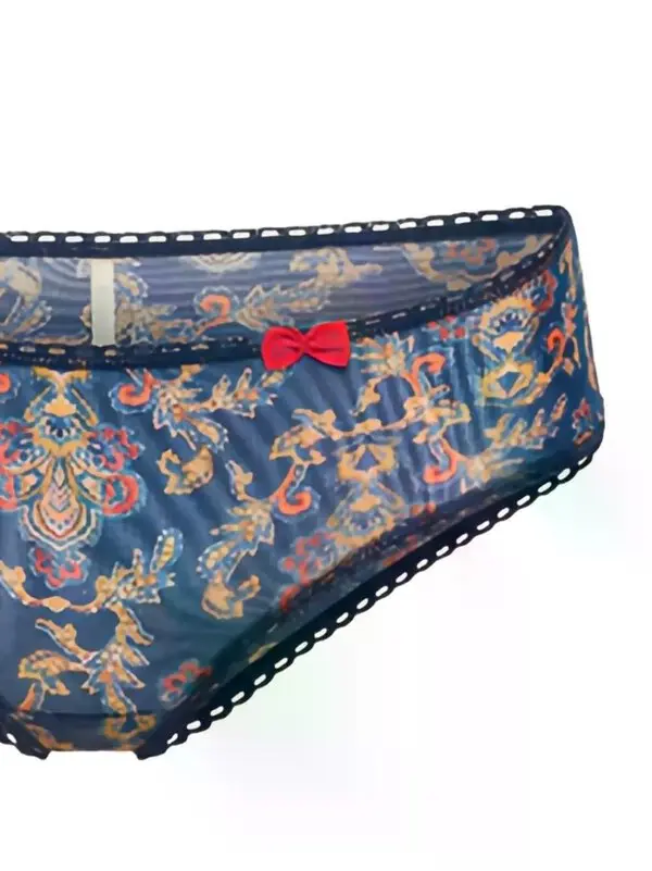Momoni Amaca Printed Briefs - Blue