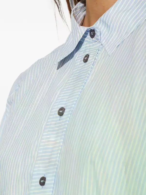 Munthe Vontairo Stripe-print Sequin-embellished Shirt