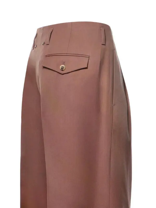 GOLDEN GOOSE Pleated Wide-leg Trousers