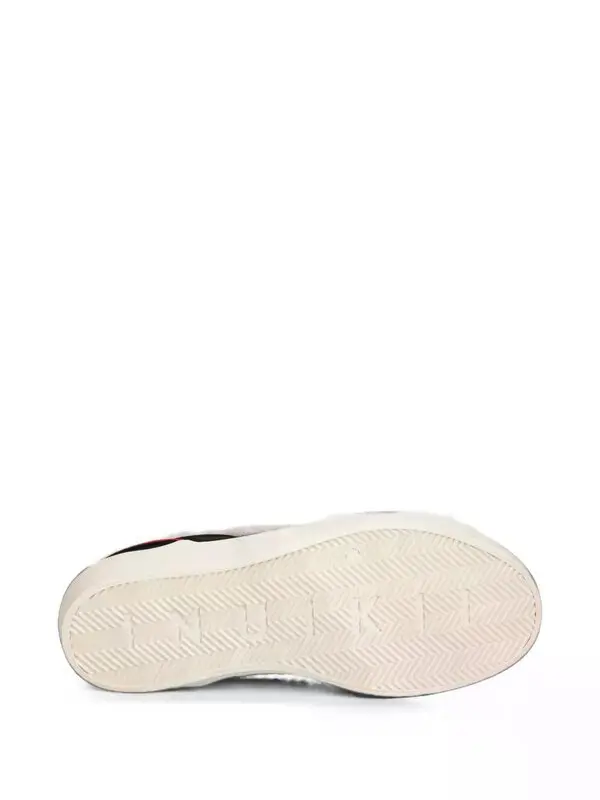 Inuikii Suede Shearling-trim Sneakers