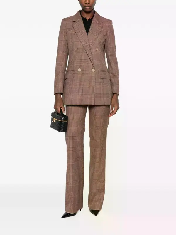 Max Mara Prince Of Wales Check Double-breasted Jacket