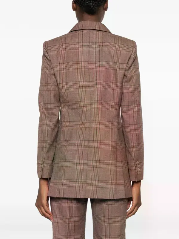 Max Mara Prince Of Wales Check Double-breasted Jacket