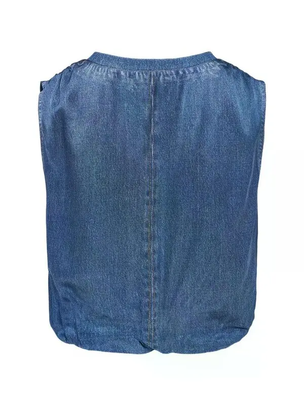 Rag & Bone Miramar Mica Denim-print Sleeveless Top