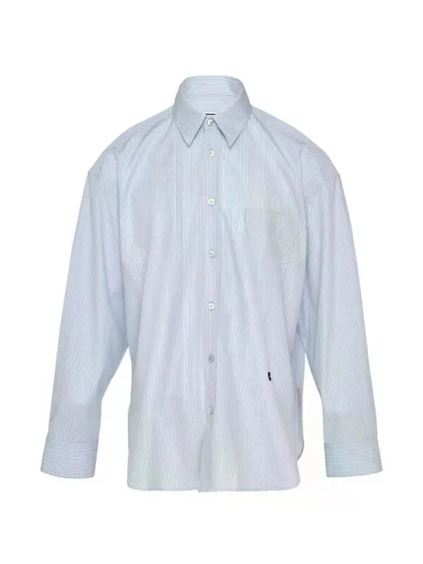 WOOYOUNGMI Vertical-stripe Chest-pocket Shirt