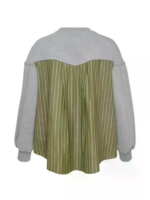 3.1 Phillip Lim Striped-panel Sweatshirt