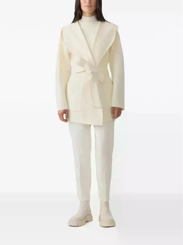 Mackage Paya Hooded Belted Coat