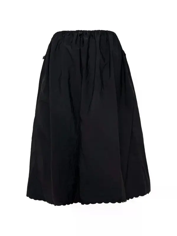 Cecilie Bahnsen Fiella Embroidered Midi Skirt - Black