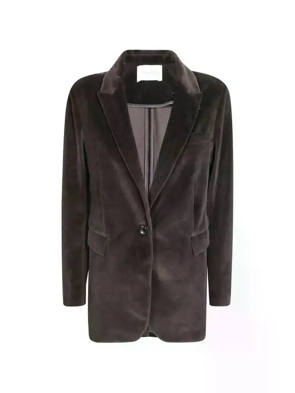 CIRCOLO 1901 Velvet Single-breasted Blazer