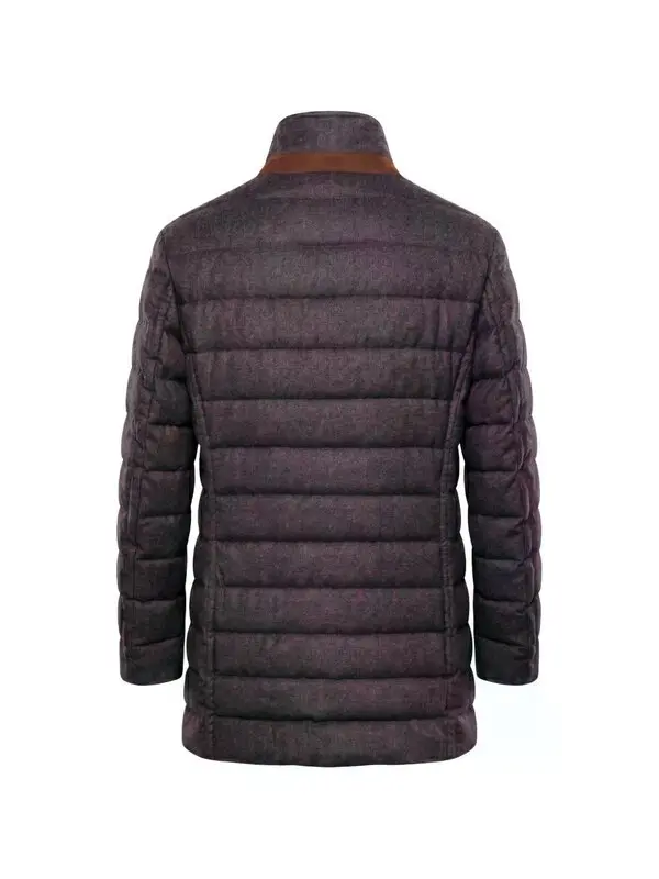 MOORER High-neck Padded Jacket - Red