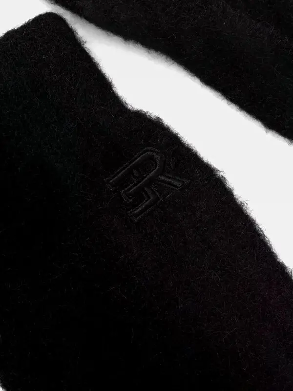 ERMANNO FIRENZE Logo-embroidered Knitted Gloves