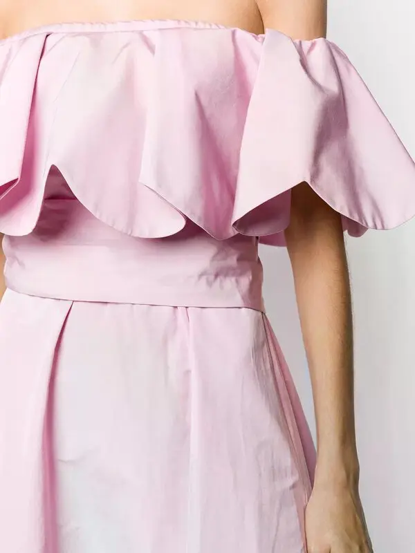 Valentino Garavani Ruffled Off-the-shoulder Gown