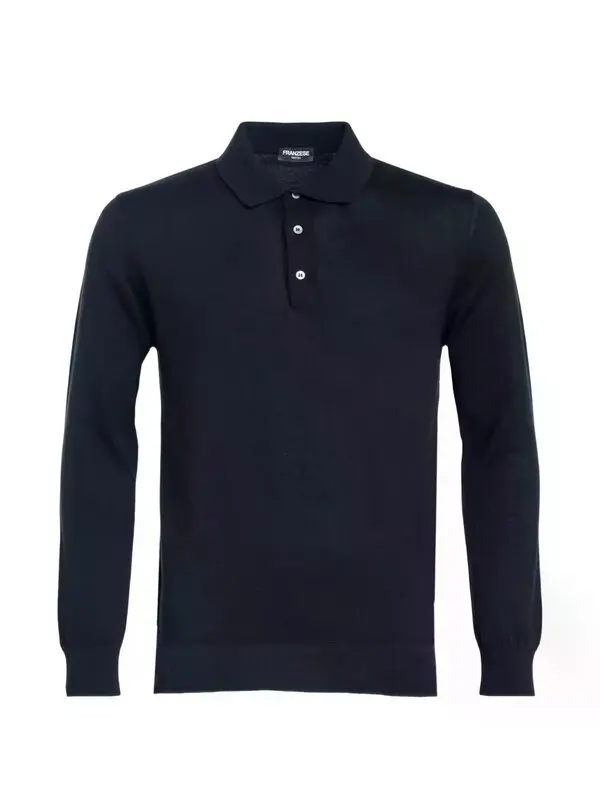 FRANZESE COLLECTION Stefano De Martino Long-sleeve Polo Shirt