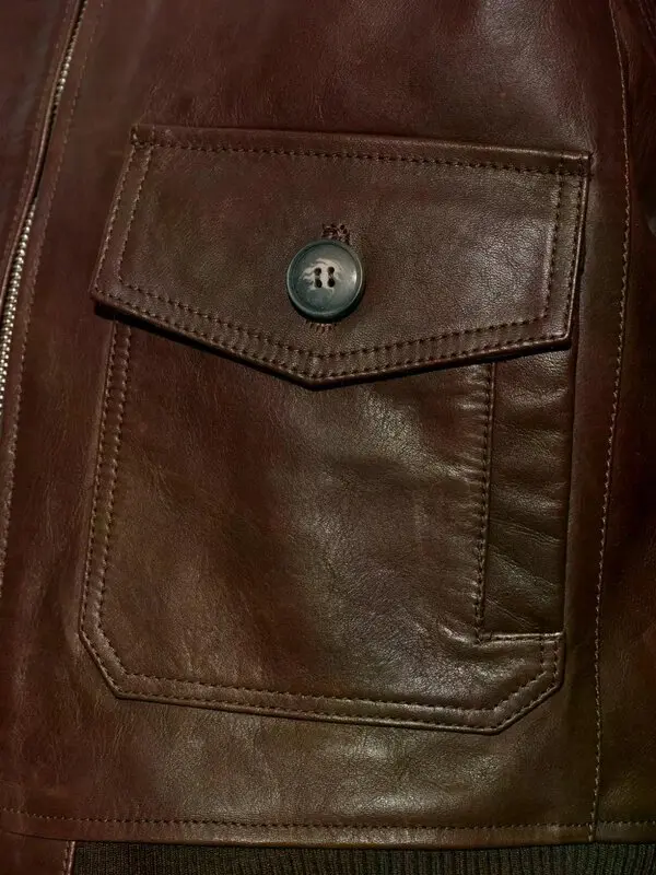 A.p.c. Short Leather Jacket