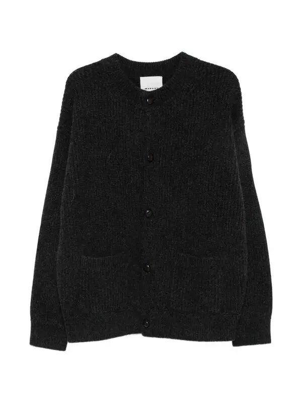 MARANT Mael Ribbed-knit Cardigan
