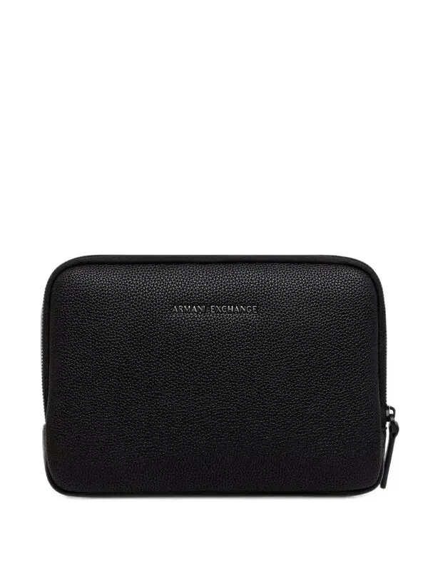 Armani Exchange Pebbled Clutch Bag