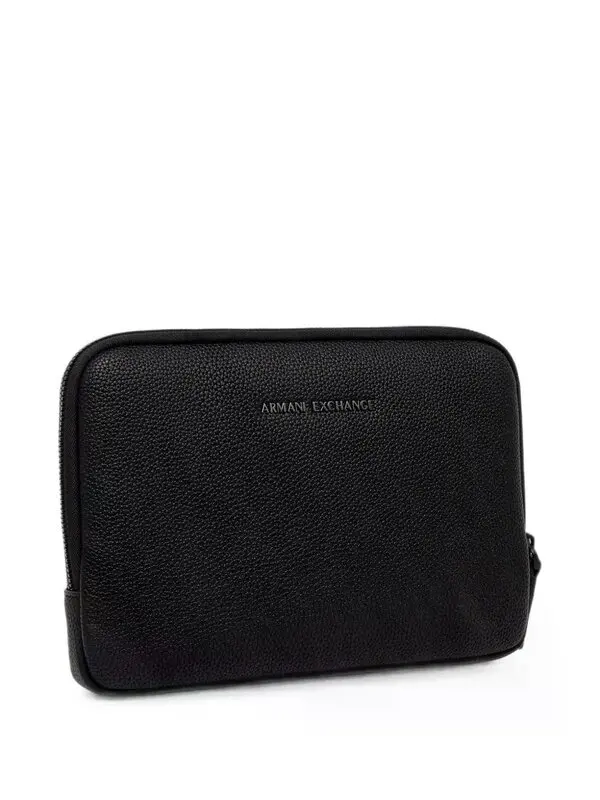 Armani Exchange Pebbled Clutch Bag