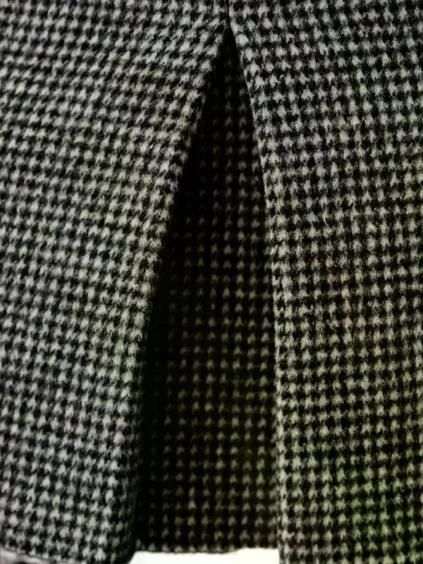 ERMANNO FIRENZE Houndstooth Pattern Pleated Mini Skirt