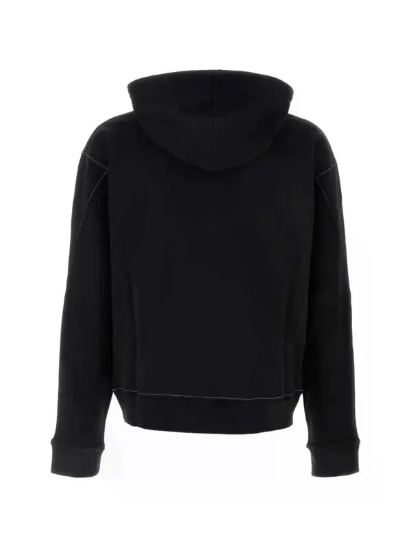 Moschino Contrast-stitch Logo-print Hoodie