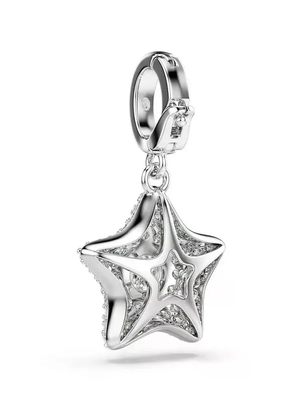 SWAROVSKI Sublime Star Crystal-embellished Charm - Silver