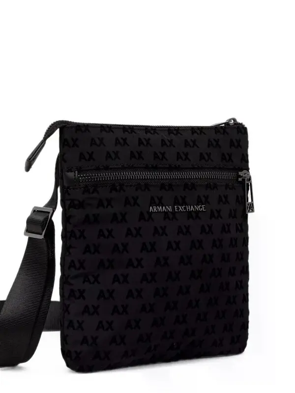 Armani Exchange Logo-pattern Messenger Bag