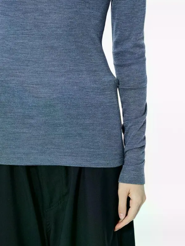 RÓHE Fine-knit Ribbed T-shirt
