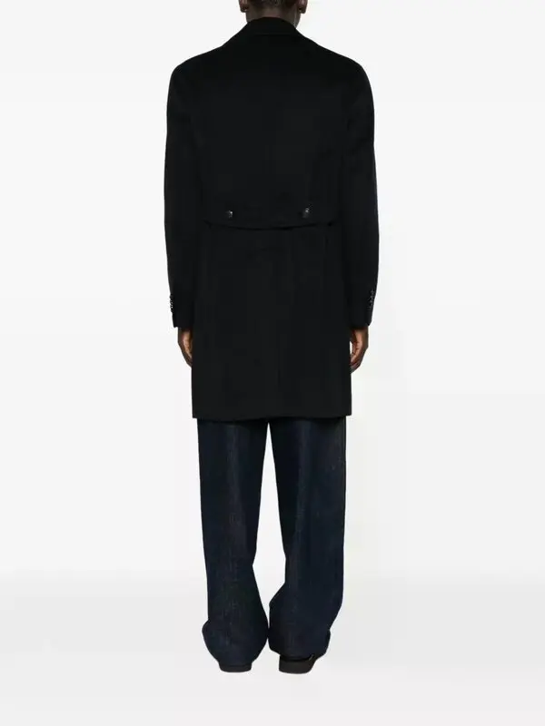Tagliatore Arden Double-breasted Wool Coat - Black