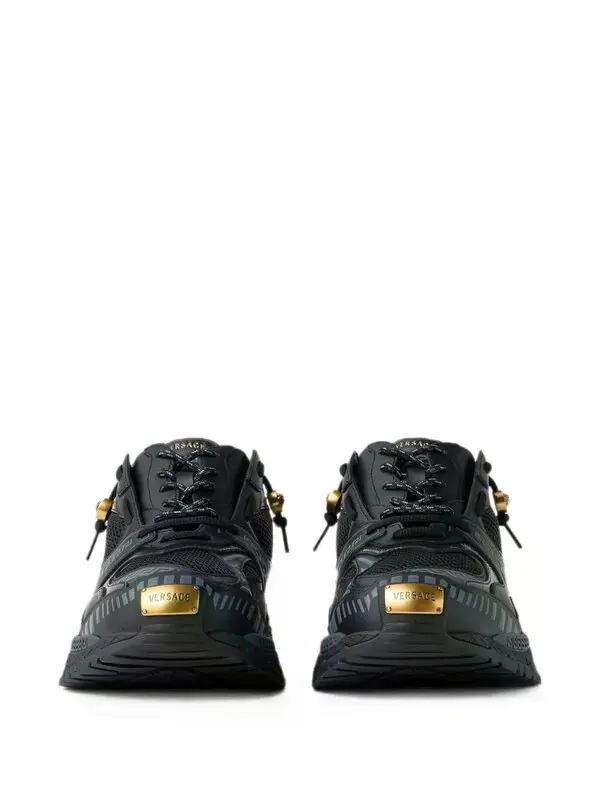 Versace Icaro Leather Sneakers