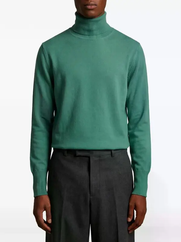 BALLANTYNE Fine-knit Cashmere Sweater - Green