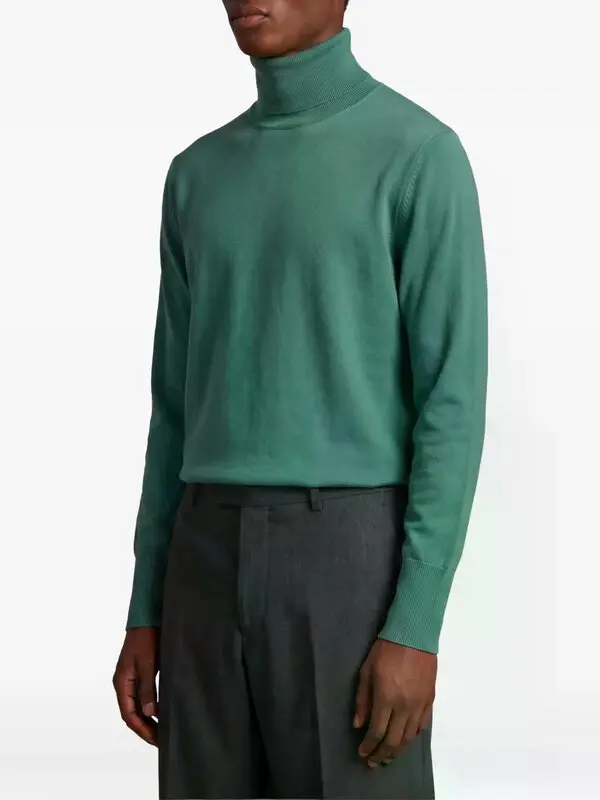 BALLANTYNE Fine-knit Cashmere Sweater - Green