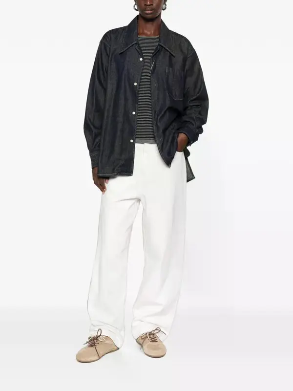 KURO Chest-pocket Denim Shirt