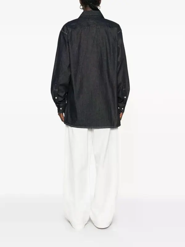 KURO Chest-pocket Denim Shirt