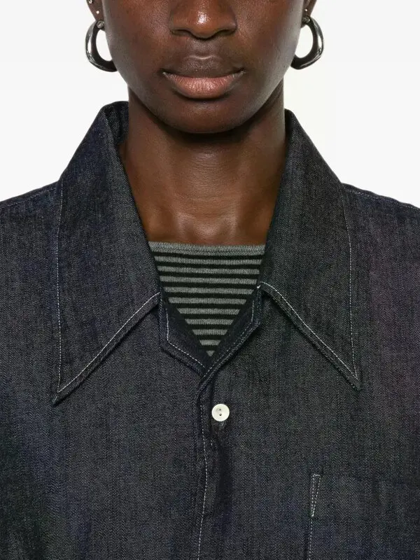 KURO Chest-pocket Denim Shirt