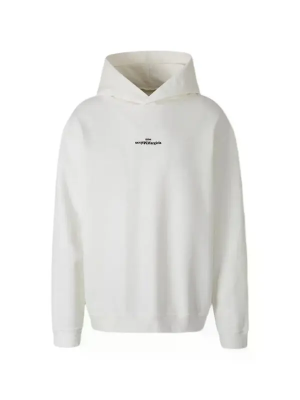 MAISON MARGIELA Logo-embroidered Hoodie