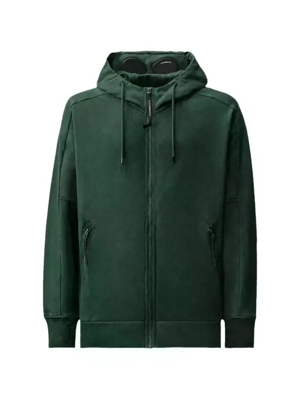 C.P. COMPANY Diagonal Raised Fleece Goggle Zip Sweatshirt