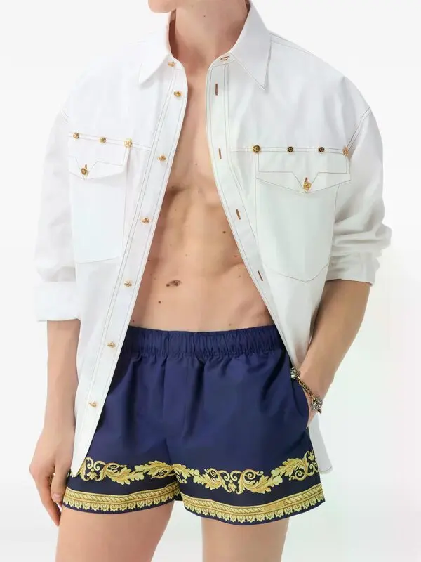 Versace Printed Swim Shorts