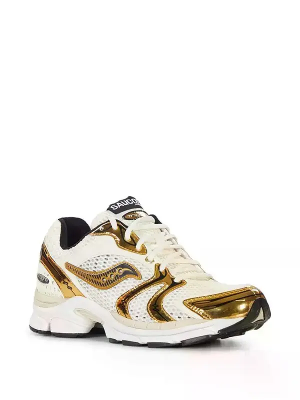 Saucony Progrid Triumph 4 Metallic-effect Mesh Sneakers