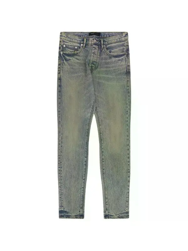 PURPLE BRAND Sunshine Coated Skinny Jeans - Blue