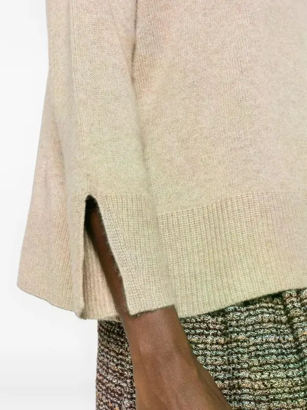 I BLUES Palanca Roll-neck Side-slit Pullover