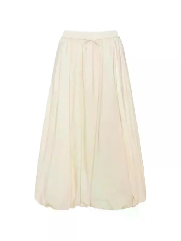 Max Mara Long Water-repellent Canvas Skirt - Neutrals