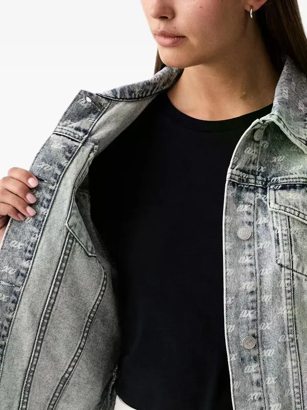 Armani Exchange Logo-print Denim Jacket