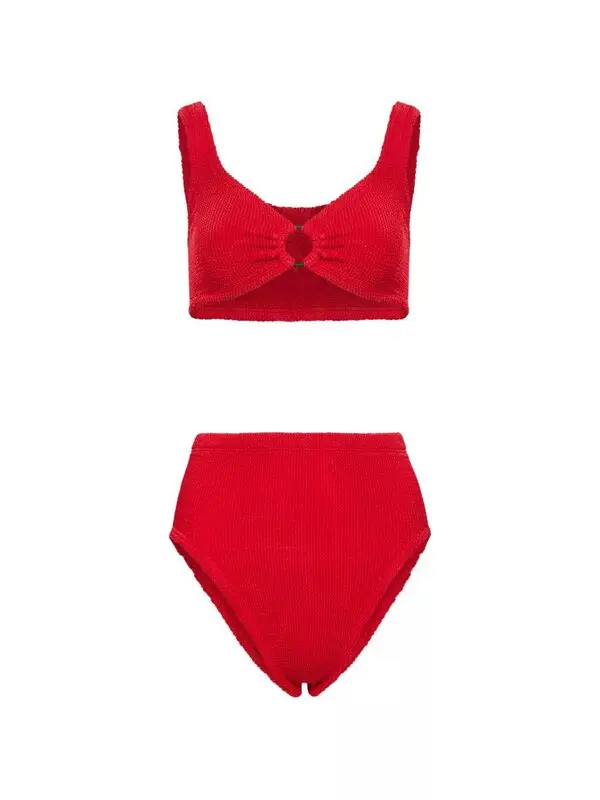 Hunza G Nadine Crinkle-effect Bikini