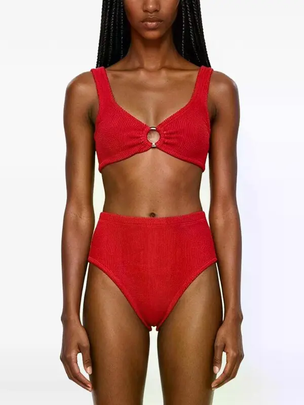 Hunza G Nadine Crinkle-effect Bikini