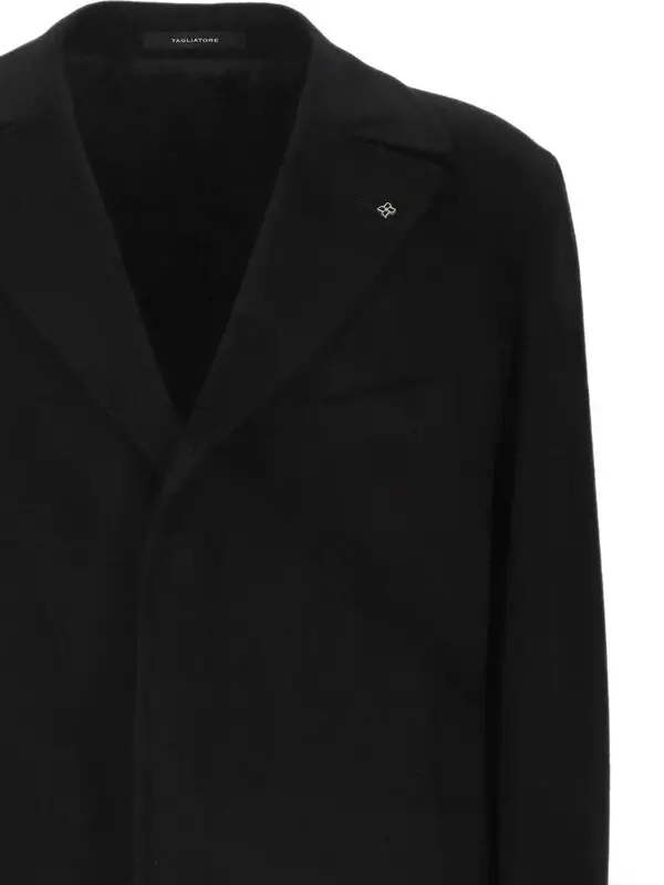 Tagliatore Notched-lapel Single-breasted Coat