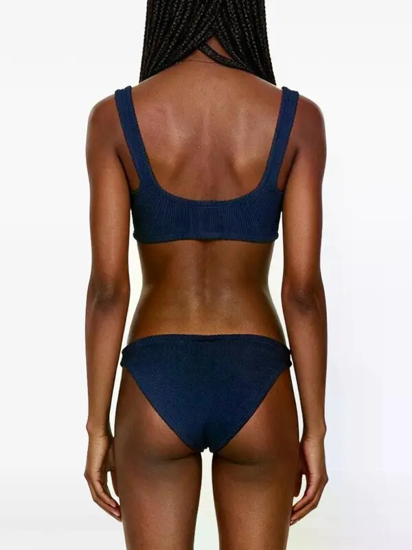 Hunza G Julia Ring-detail Crinkled Bikini