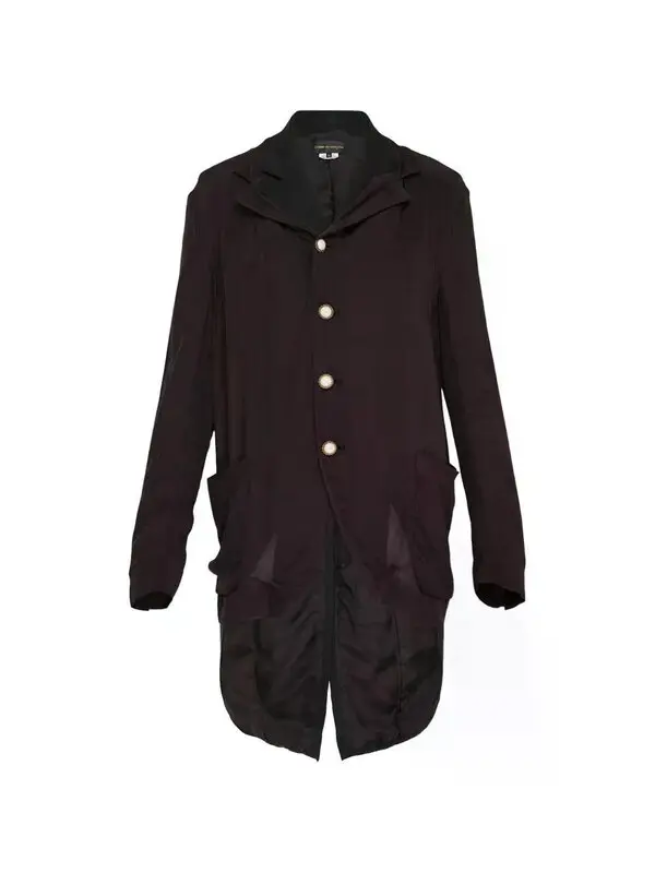 Comme Des Garçons Tailored Longline Pointed-hem Blazer